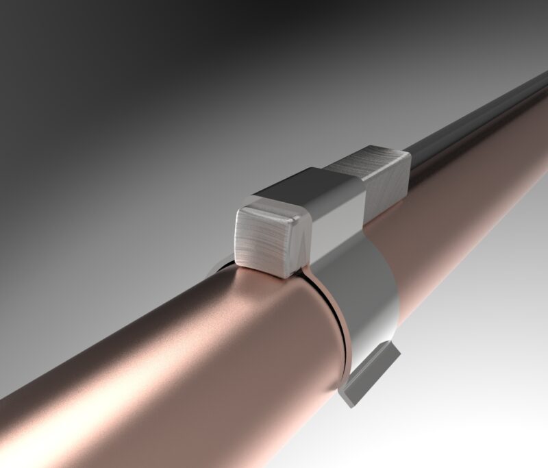 clip-on temperature sensor for refrigerants and hydronics.