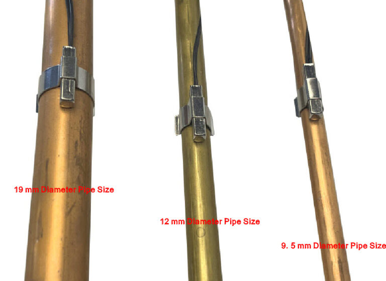 clip-on temperature sensor for refrigerants and hydronics.