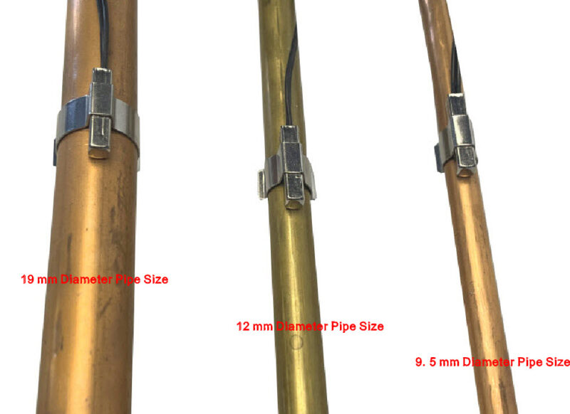 clip-on temperature sensor for refrigerants and hydronics.
